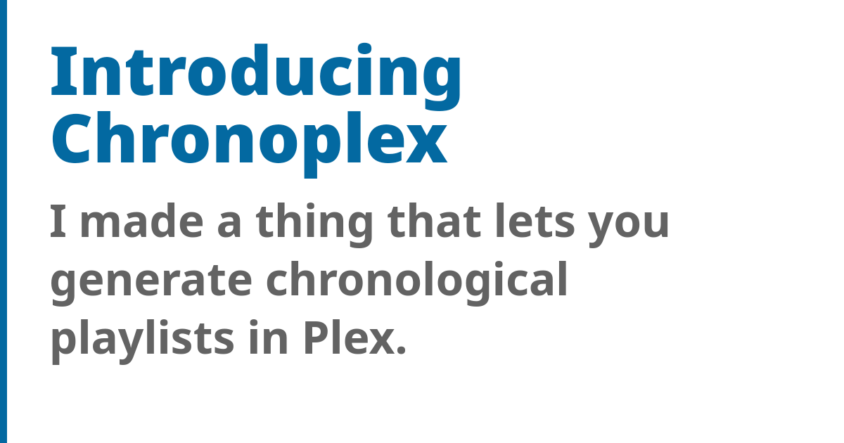 Introducing Chronoplex | Paul Jones